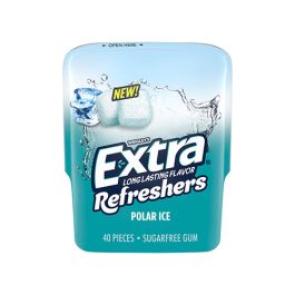 Wrigleys Chicles Extra Cubes Gum Bottle Polar Ice - 115 Gr